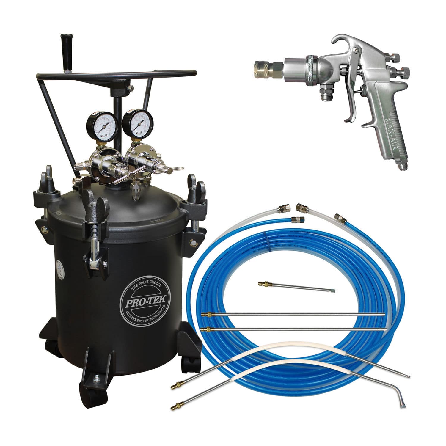 Paint tank - 7135M - Pro-Tek - metal / pressure / vertical