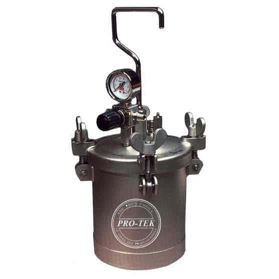 Paint tank - 7522 - Pro-Tek - stainless steel / pressure / vertical