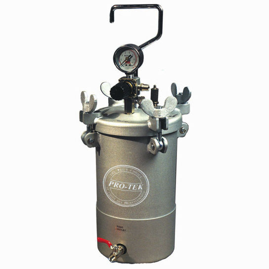 Paint tank - 7531 - Pro-Tek - stainless steel / pressure / vertical