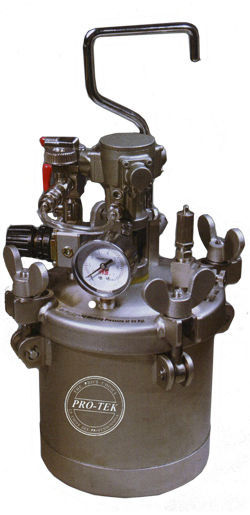 Paint tank - 7522-ASS - Pro-Tek - stainless steel / pressure / vertical