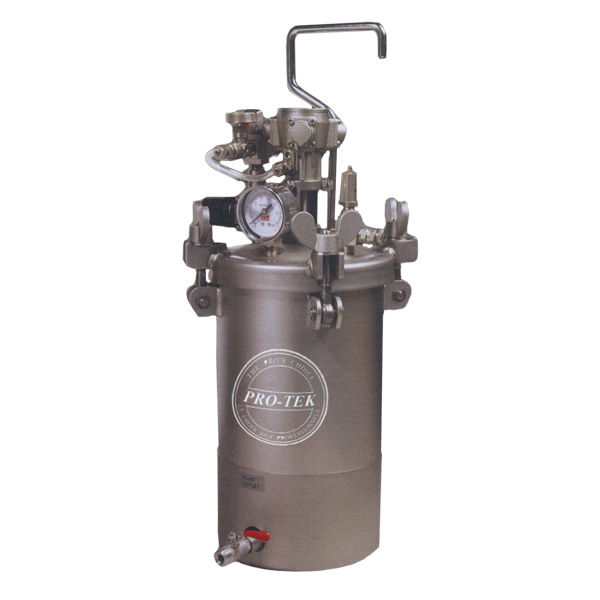 Paint tank - 7532-ASS - Pro-Tek - stainless steel / pressure / vertical