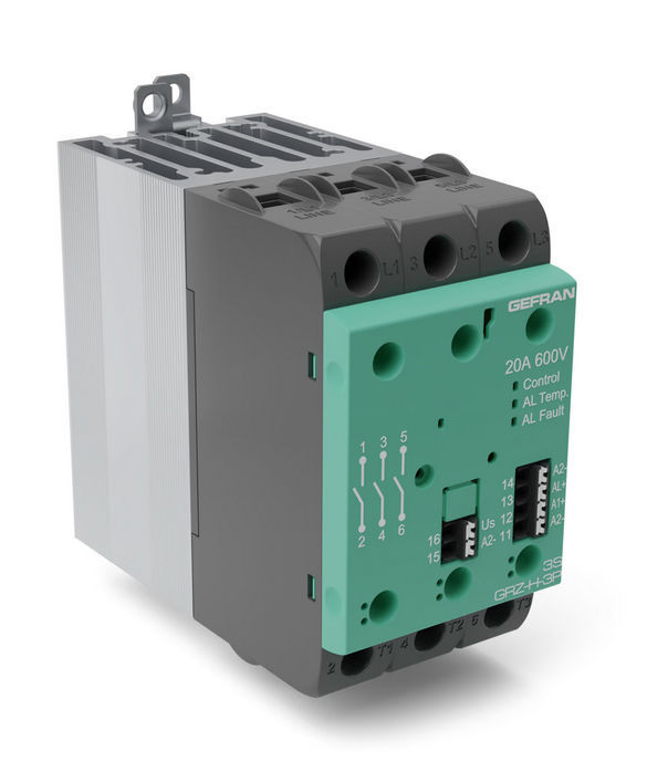 AC solid state relay - GRZ-H - GEFRAN - DC / compact / three-phase