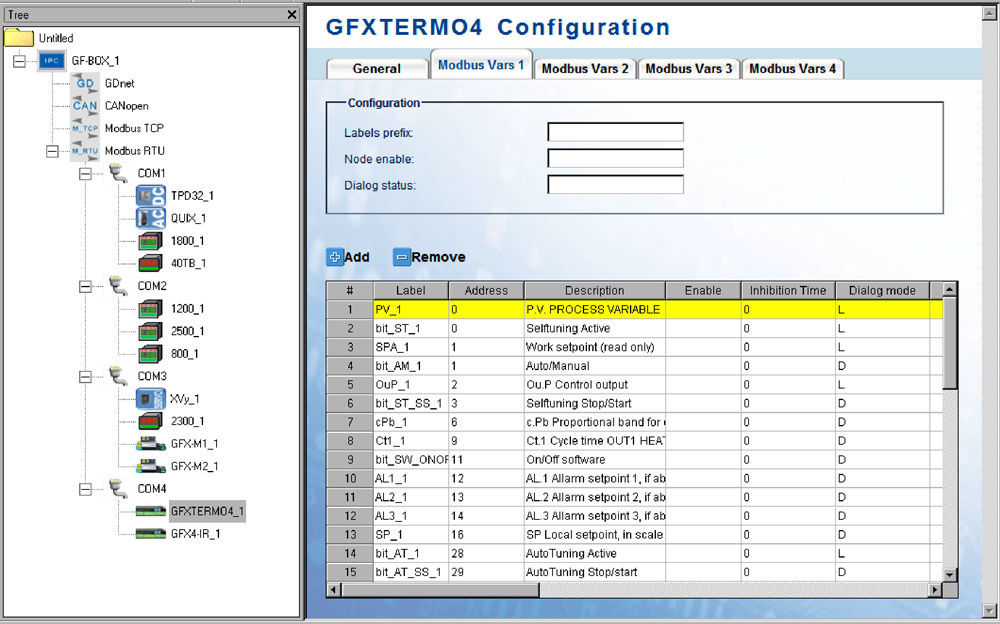 Programming software - GF_Project VX - GEFRAN - control / configuration / development