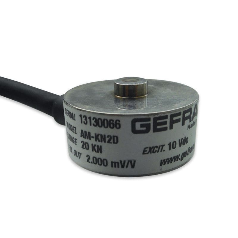 Compression load cell - AM - GEFRAN - button type / strain gauge / torque