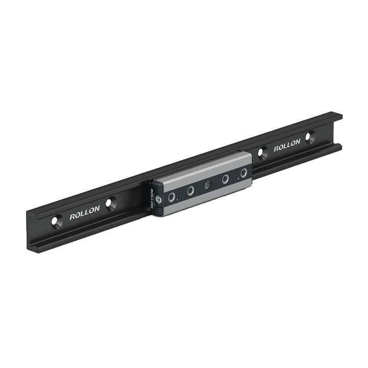 Guide rail - RPFO18-3 - HA-CO GmbH - steel / roller / ball bearing