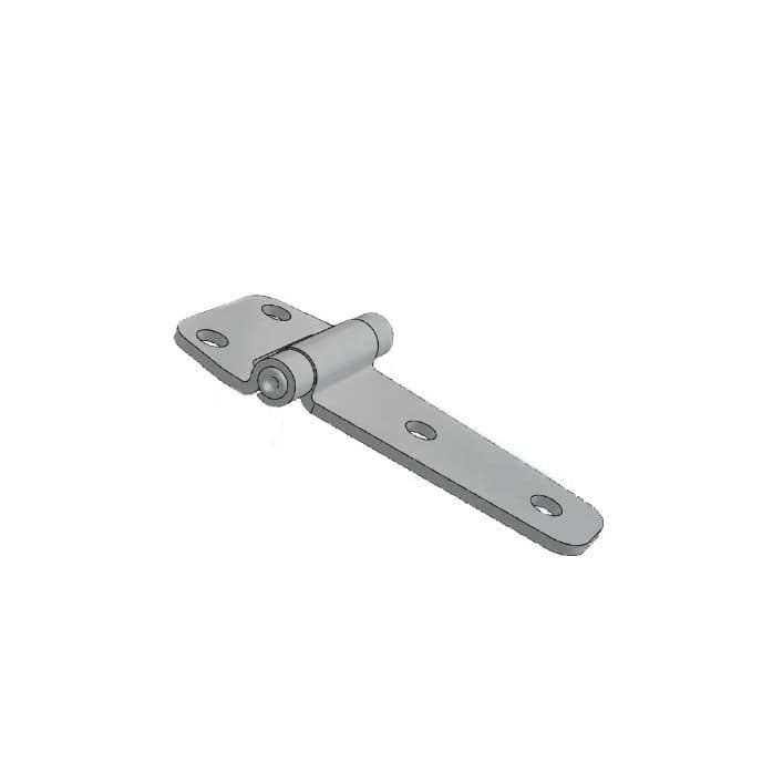 Stainless steel hinge - HNG series - HA-CO GmbH - steel / zinc / small