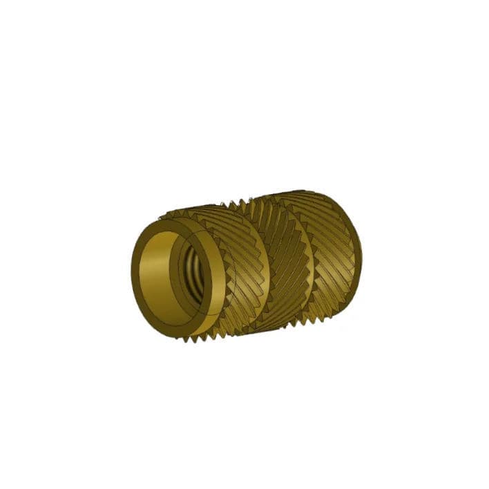 Threaded insert - MGT-M..-BURG-"L "MS - HA-CO GmbH - plastic / hexagonal
