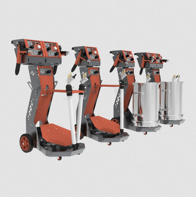 Manual powder coating machine - E-COAT+3 PRO series - ELECTRON