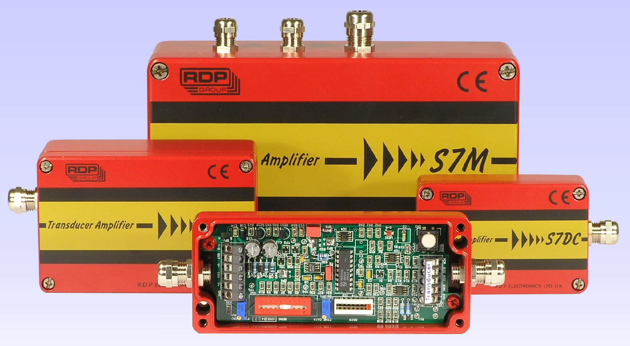 Amplifier signal conditioner - S7 series - RDP Electronics - for LVDT ...