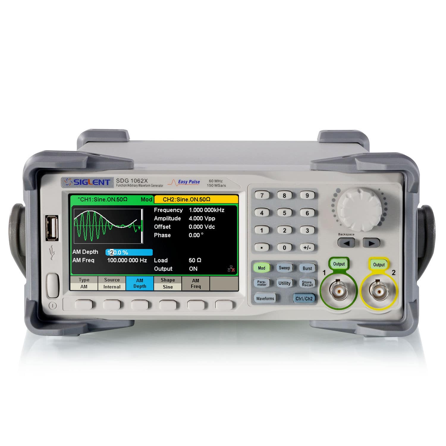 Square signal generator - SDG1000X Series - Siglent Technologies Co., Ltd - arbitrary waveform ...