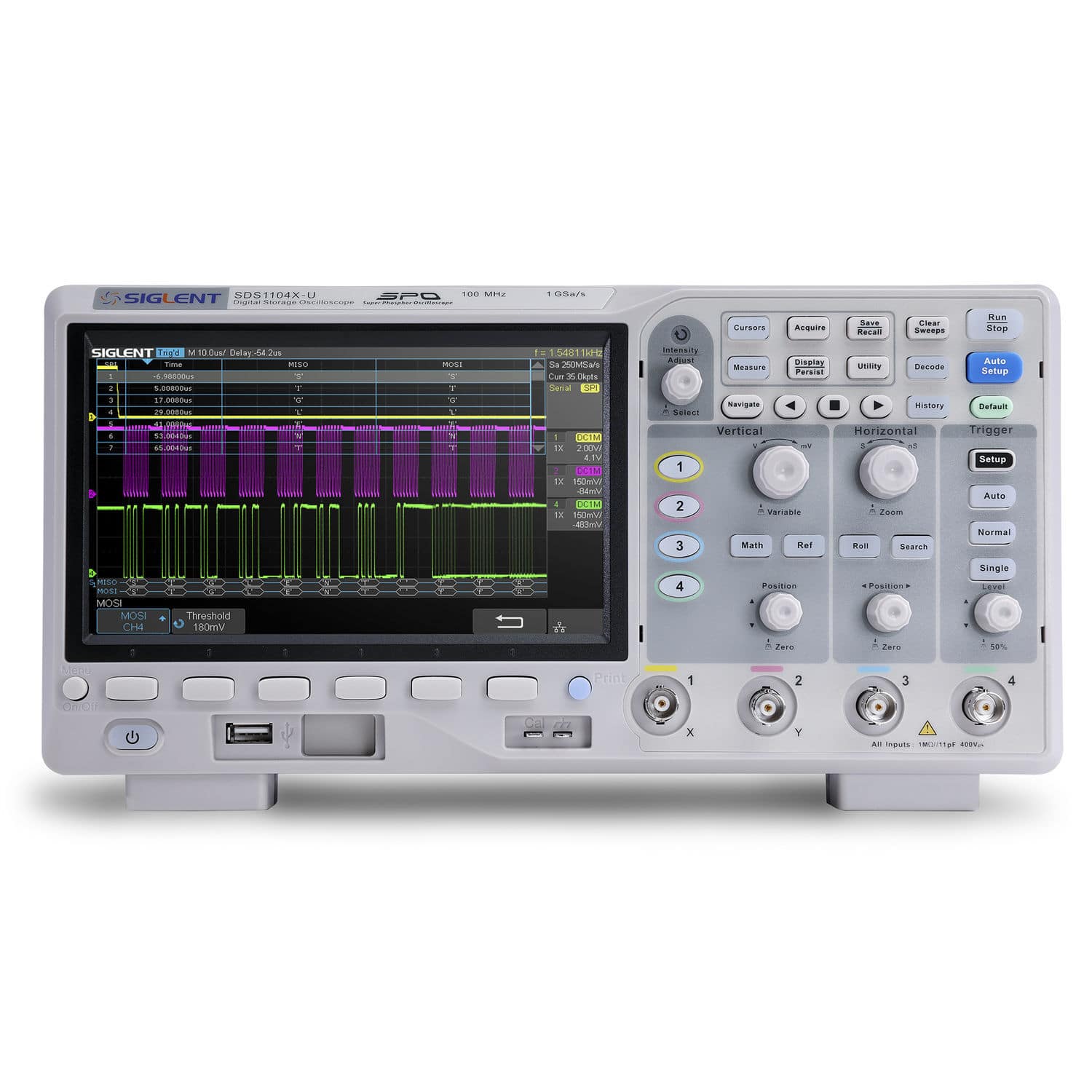 Digital oscilloscope - SDS1000X-U Series - Siglent Technologies Co ...