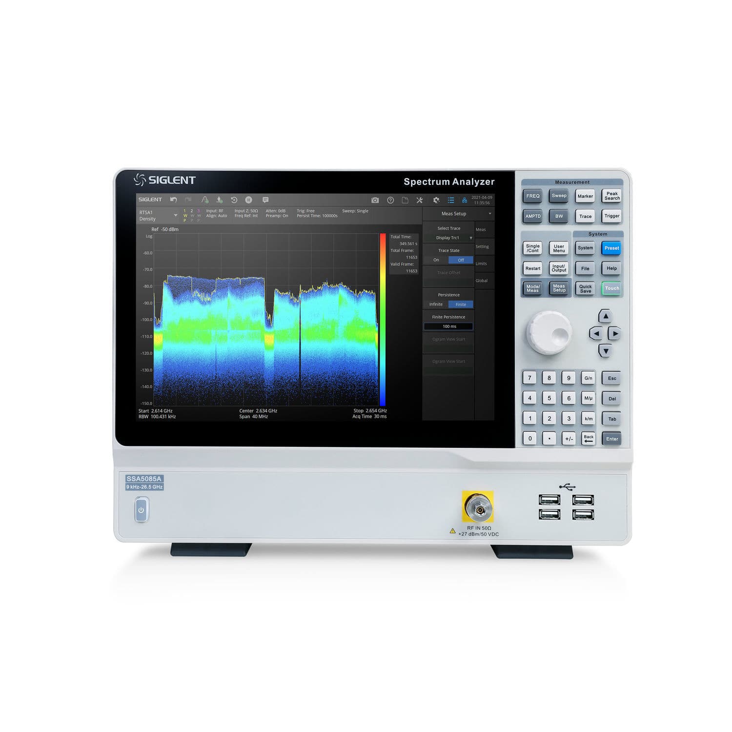 Signal analyzer - SSA5000A Series - Siglent Technologies Co., Ltd ...