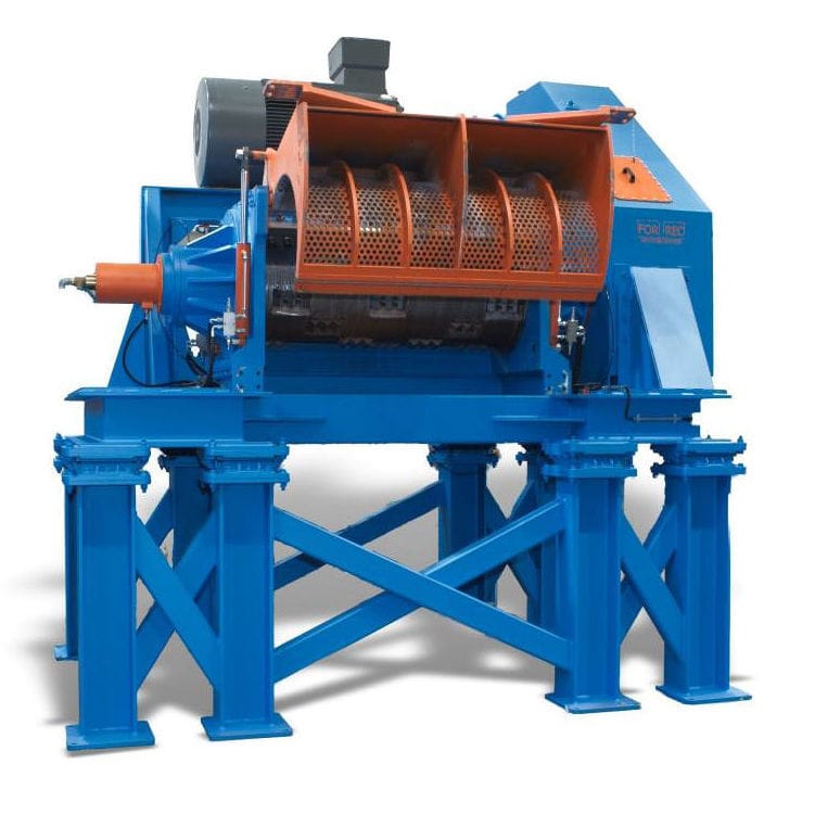 Primary shredder - MR series - FORREC - single shaft / tire / heavy-duty