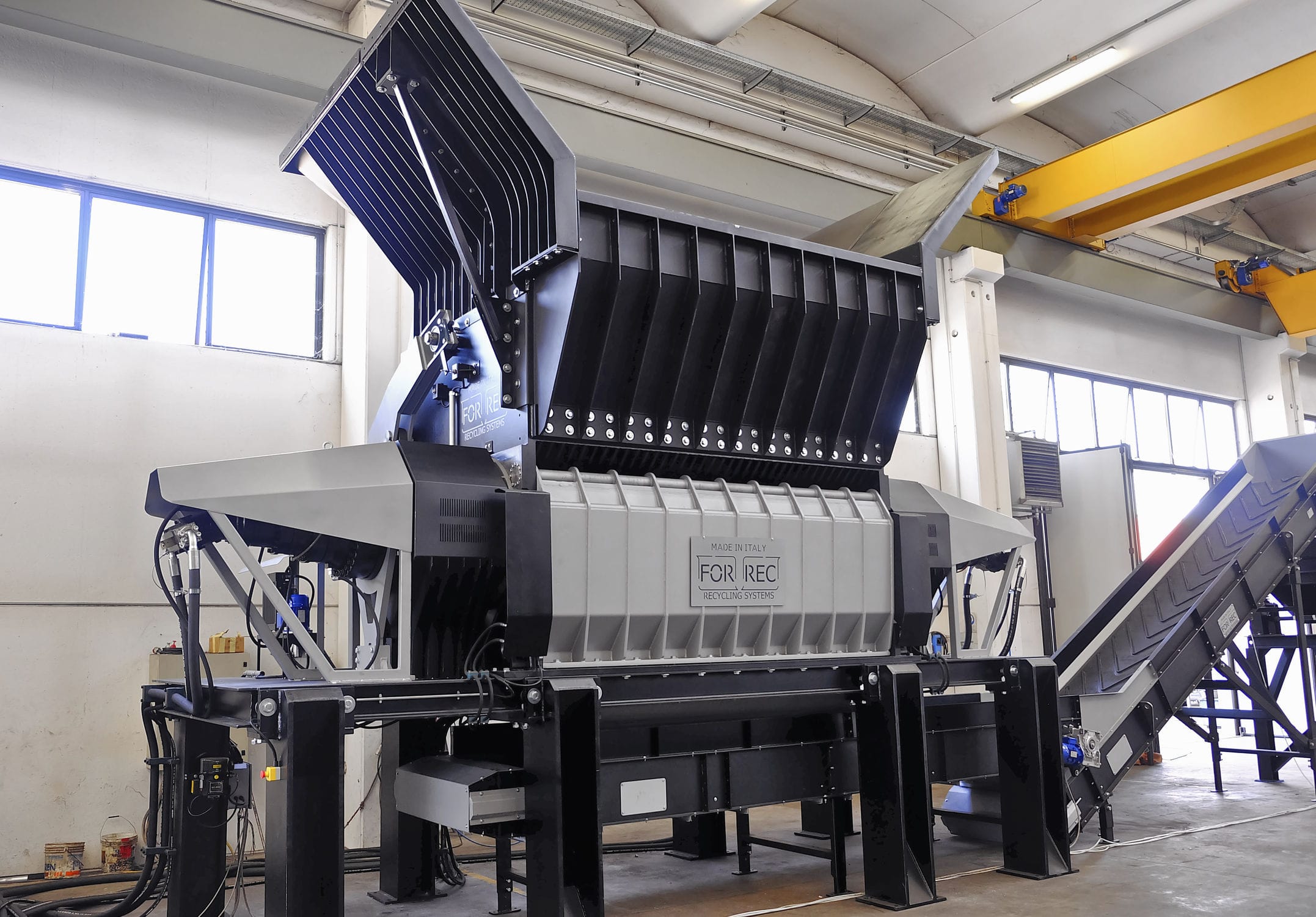 Primary shredder - XH series - FORREC - single-shaft / metal / heavy-duty