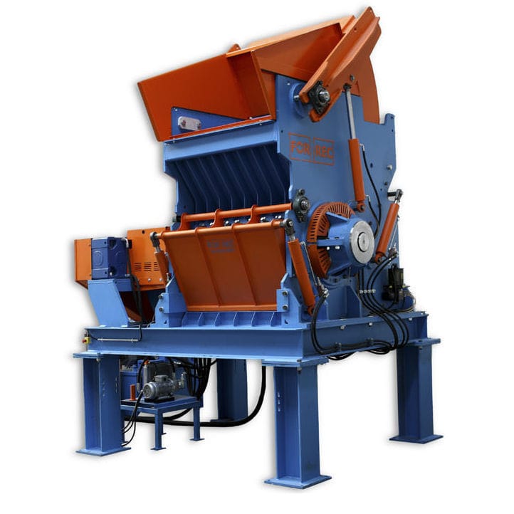 Primary shredder - EK series - FORREC - single-shaft / for wood / for ...