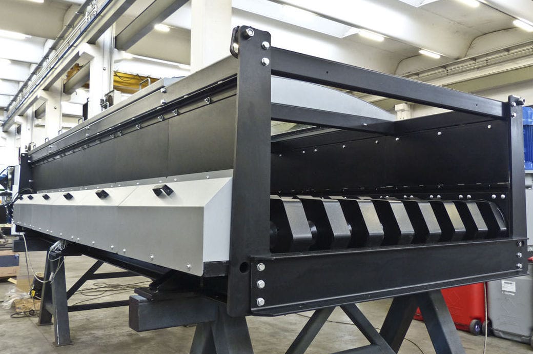 Dry screening screener - DS series - FORREC - for tire recycling / disc ...