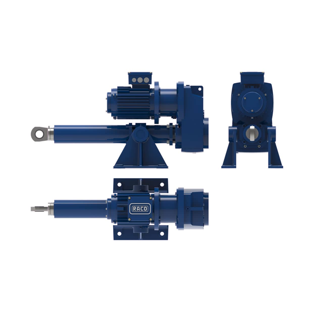 Compact cylinder - T6P7 - 1483 series - RACO - electric / DC / robust