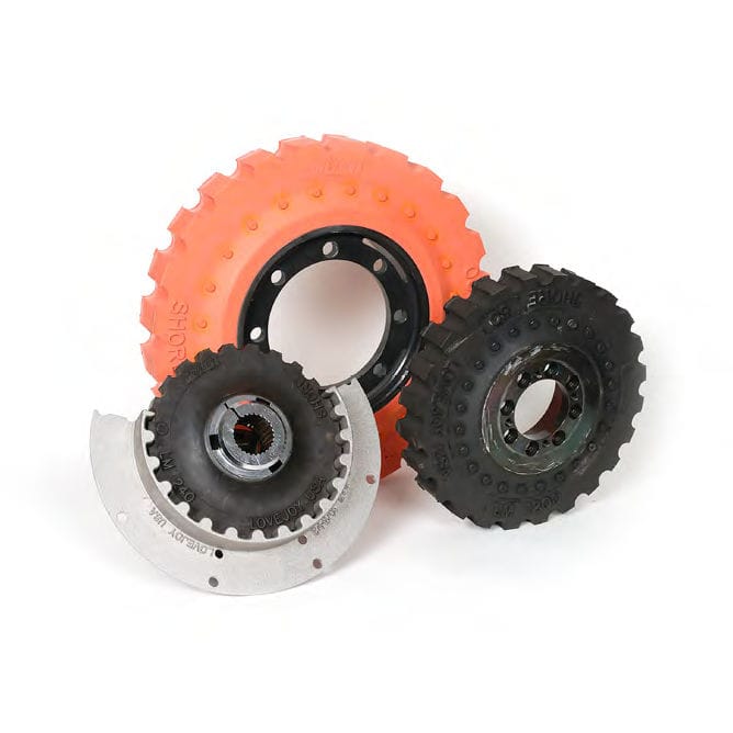 Torsionally rigid coupling - LM series - Lovejoy - flange