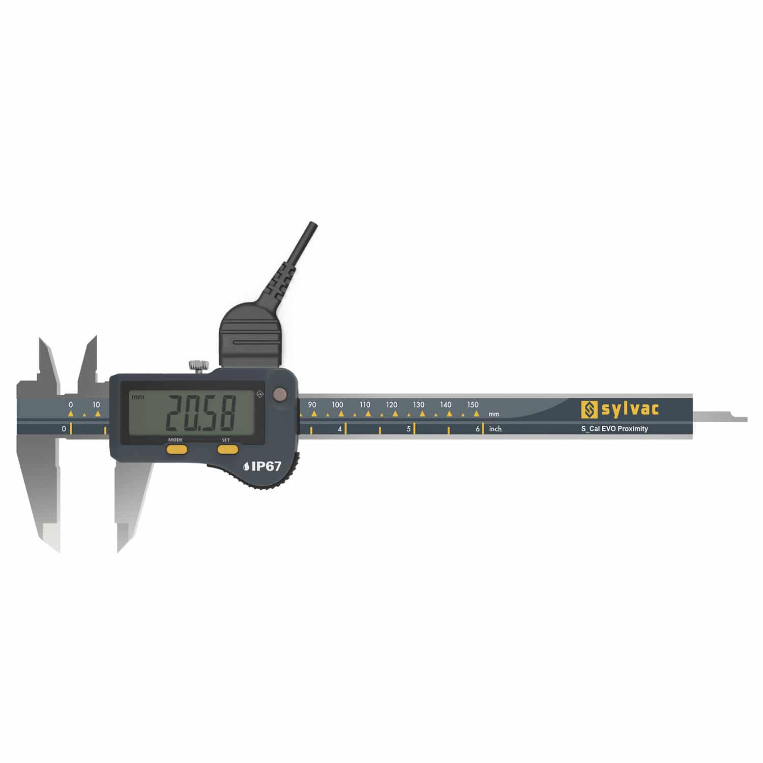 Digital caliper - S_Cal EVO Proximity - SYLVAC - stainless steel / IP67 ...