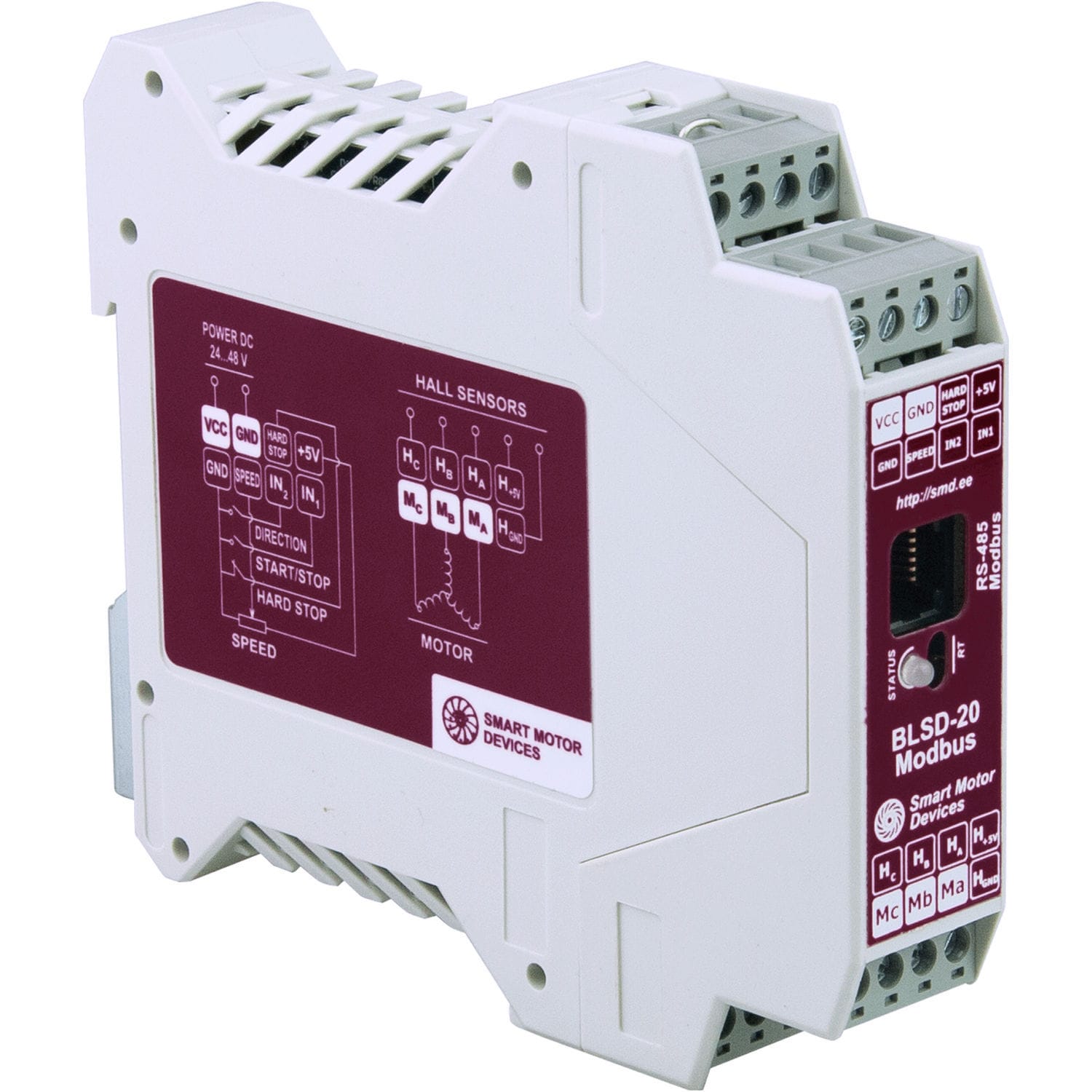Motor controller with RS-485 interface - BLSD-20Modbus - Smart Motor ...