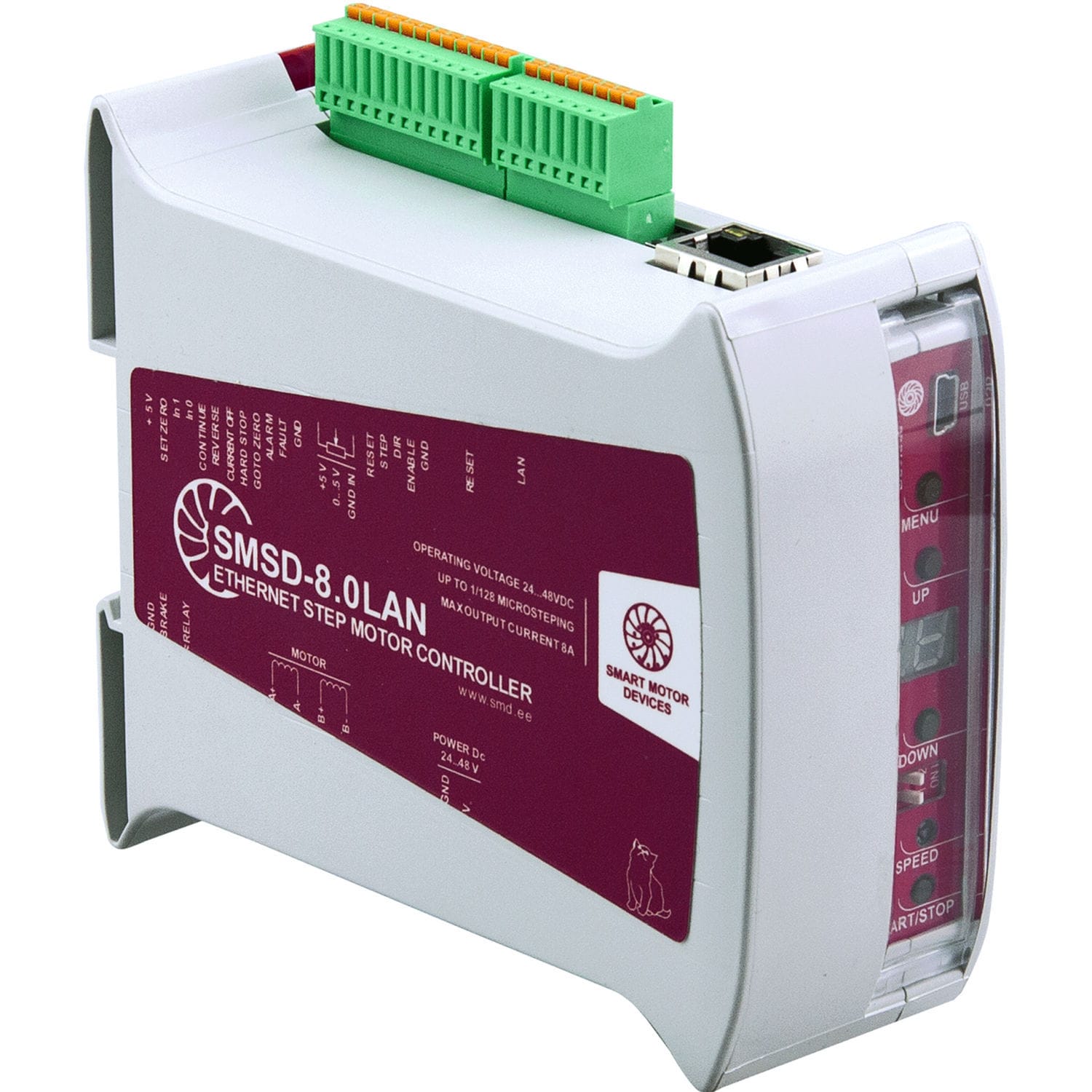 Programmable motor controller - SMSD-8.0LAN - Smart Motor Devices ...
