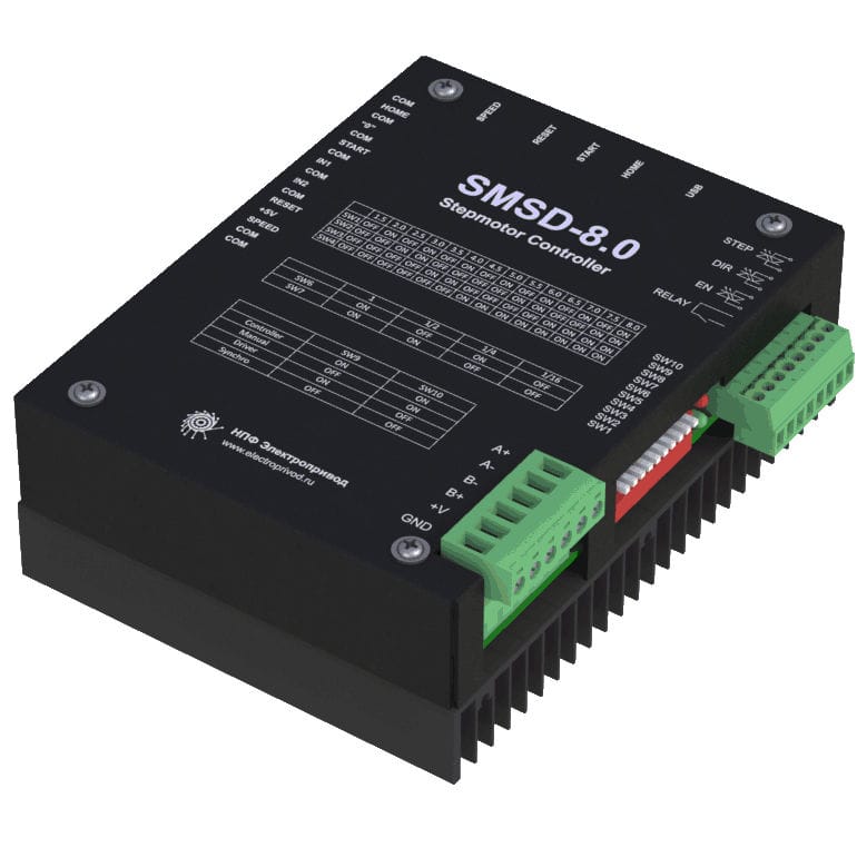 Programmable motor controller - SMSD-8.0 - Smart Motor Devices - stepper / DC / digital