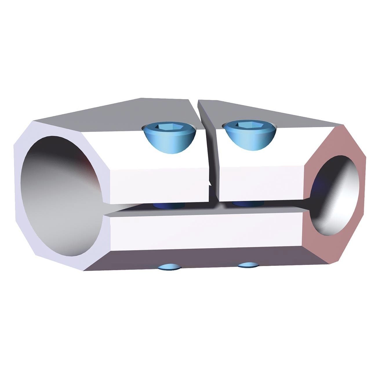 Screw pipe clamp - CPI series - DE-STA-CO - for twin pipes