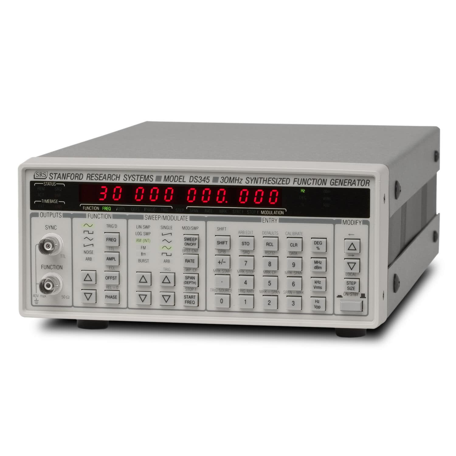 Function generator - DS345 - Stanford Research Systems - direct digital ...