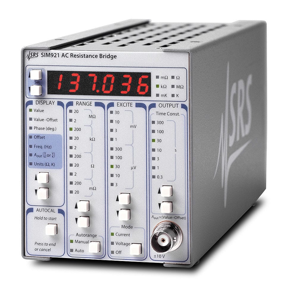 Digital ohmmeter - SIM921 - Stanford Research Systems - bench-top / 4-wire