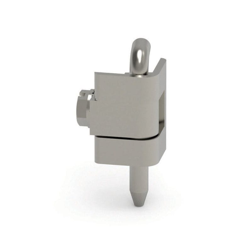 Butt hinge - 097 - Mesan Locks - stainless steel / steel