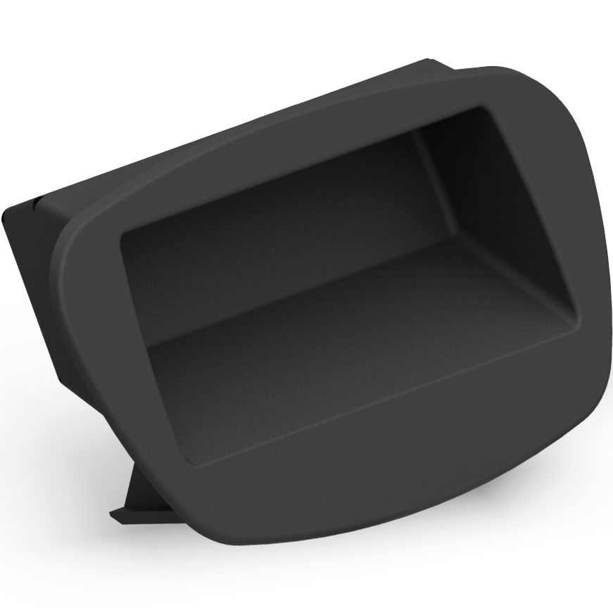 Recessed handle - 174 - Mesan Locks - pull-out / machine / polyamide