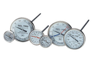 Bi-metal thermometer - Tel-Tru Manufacturing - analog / dial / rugged