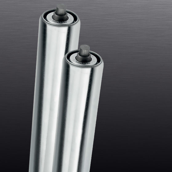 Slip-on conveyor roller - ALFA - roll-ven spa - PVC / steel / stainless ...