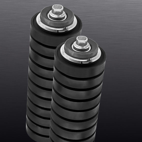 Slip-on conveyor roller - roll-ven spa - rubber / shock absorbing / for ...