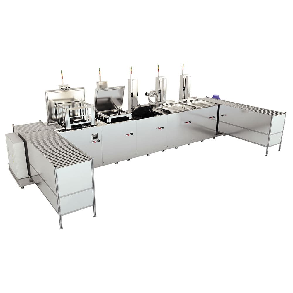 Multiple-stage cleaning system - UltraTecno - ultrasonic / immersion ...
