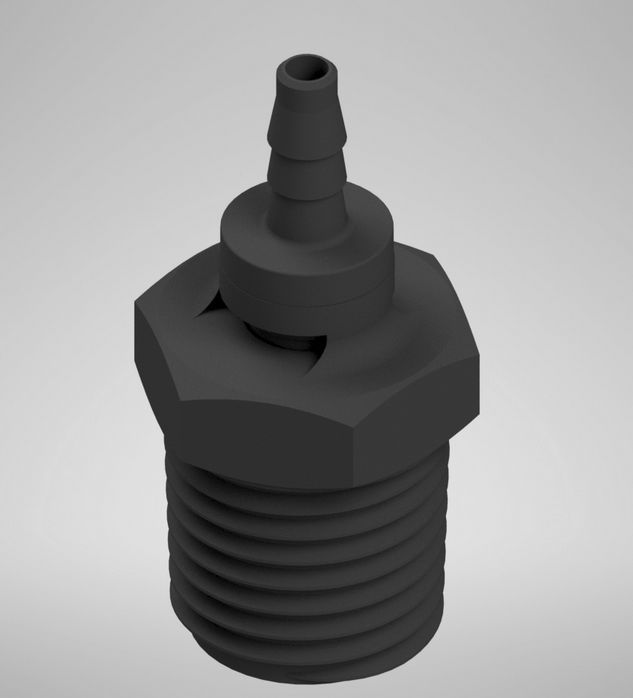 Pneumatic fitting - F33508 series - AIR Logic - threaded / barbed ...