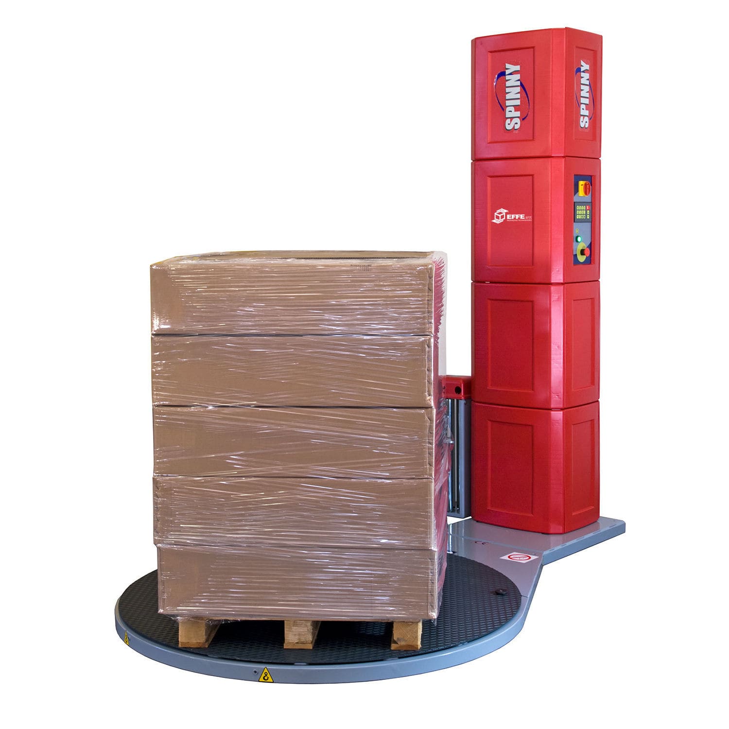 Turntable stretch wrapper - Spinny S140 - EFFE3TI Packaging ...