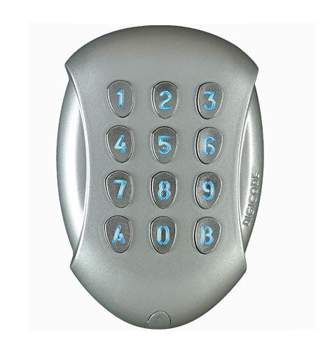 12-key keypad - GALEO - CDVI IBERICA SL - wall-mounted / metal / compact