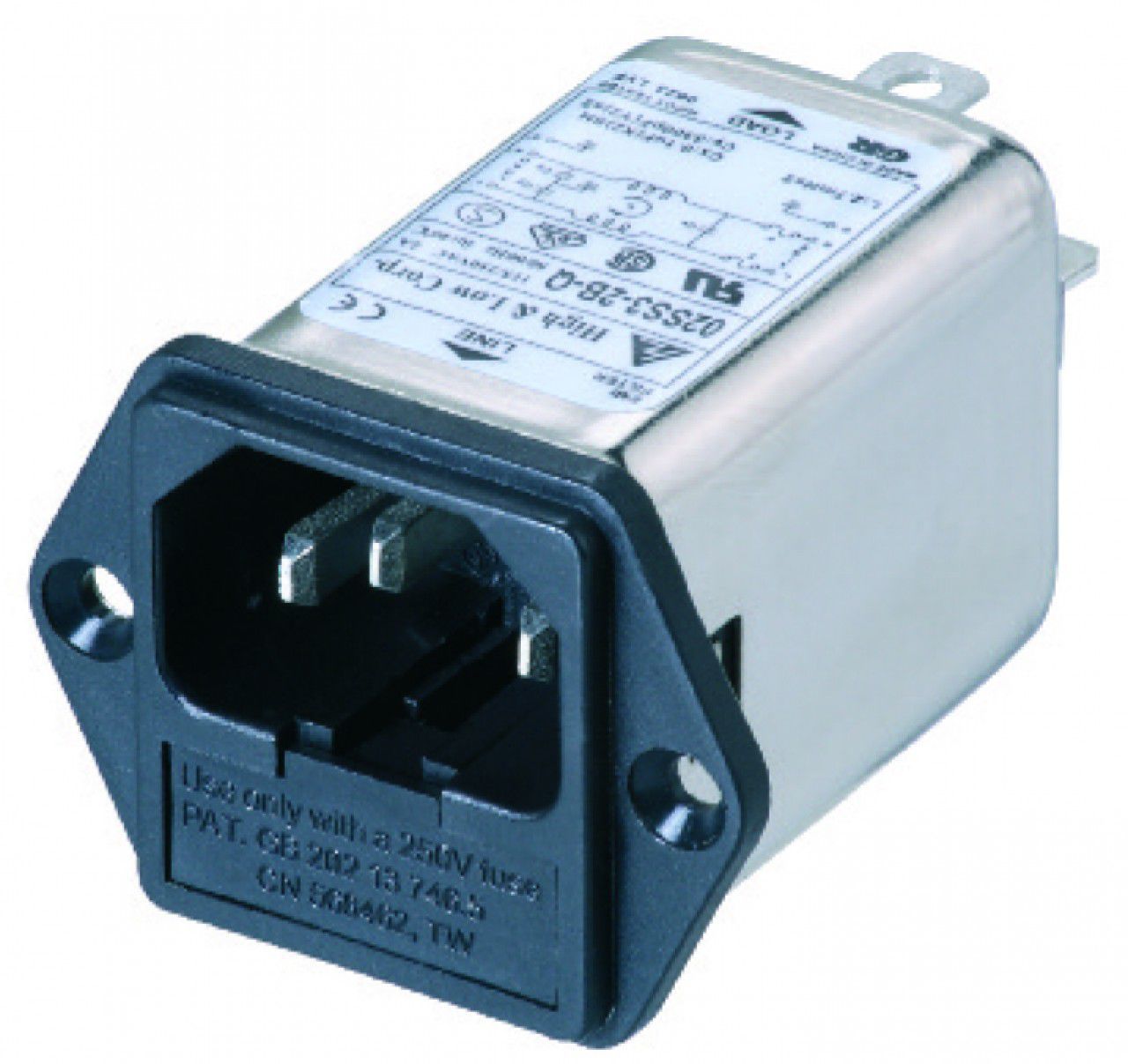 Fuse power entry module - SS3 series - COMESTERO SISTEMI - with EMI filter