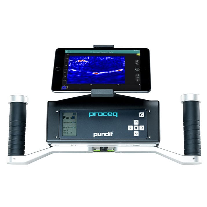 Pulse echo ultrasonic NDT inspection device - Pundit PD8000 - Proceq ...