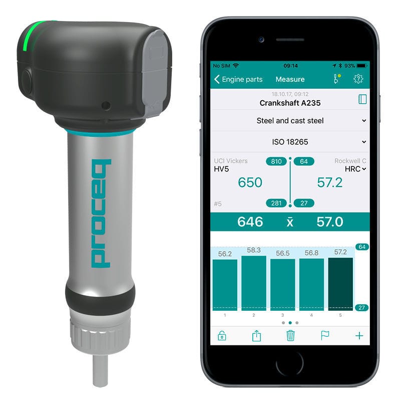 Vickers hardness tester - Equotip Live UCI - Proceq - portable / metal ...