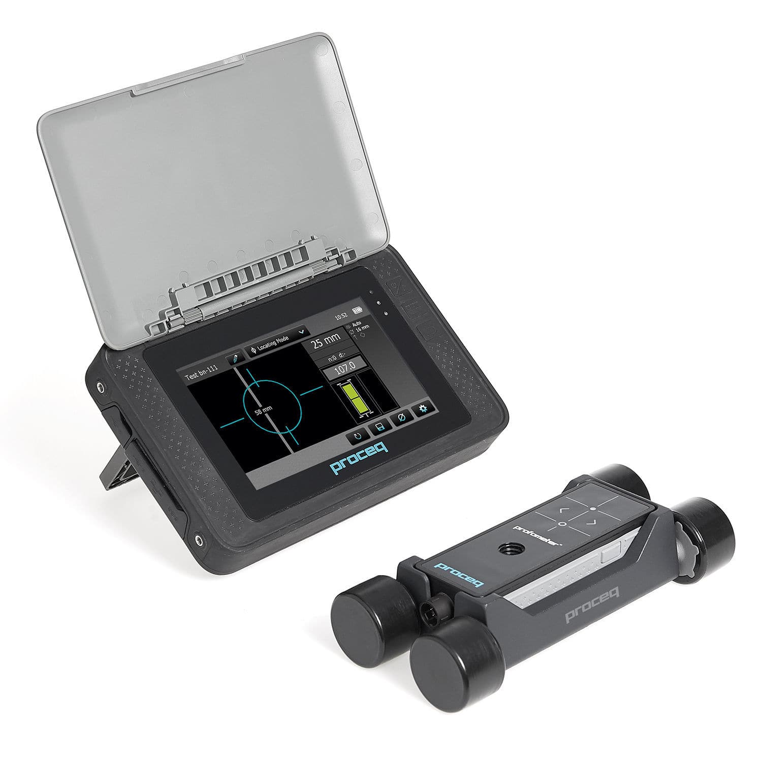 Metal rebar locator - Profometer 600 - Proceq - with data logger