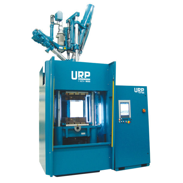 Vertical injection press - URP - REP international - electric / for rubber
