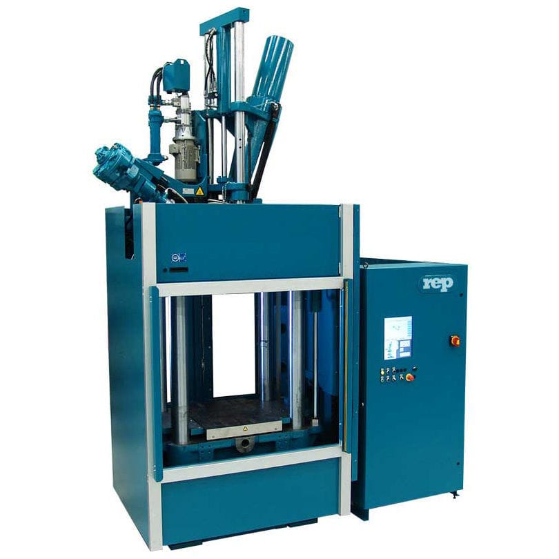 Vertical injection molding machine - V710 - REP international - hydraulic
