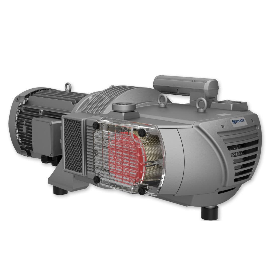 Rotary vane compressor - DTLF 2.500 - BECKER - air / electrically ...