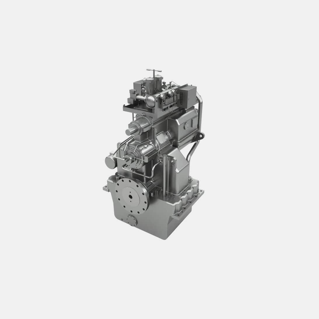 Gas engine - RSV - RENK GmbH - single-cylinder / marine