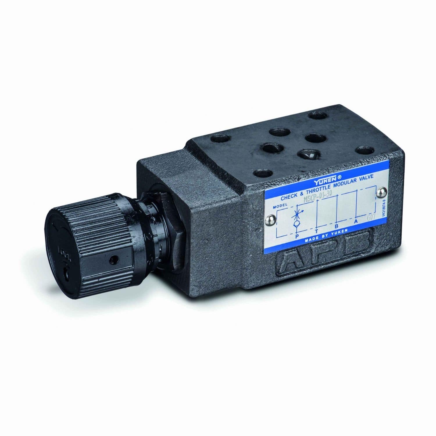 Hydraulic valve - MSCP-01-30 - YUKEN Europe Ltd. - regulating / flow ...