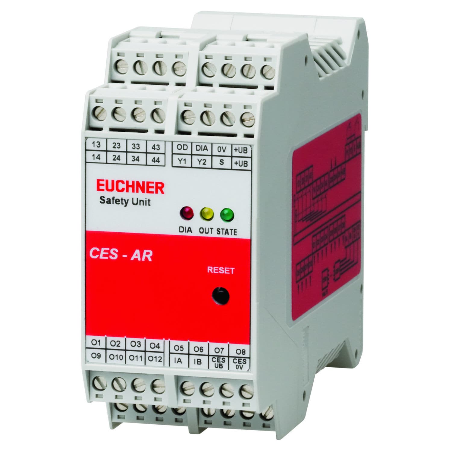 DIN rail-mounted safety monitor - CES-AR-AES-12 - EUCHNER GmbH + Co. KG