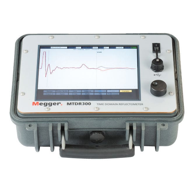 Portable reflectometer - MTDR300 - MEGGER - TDR