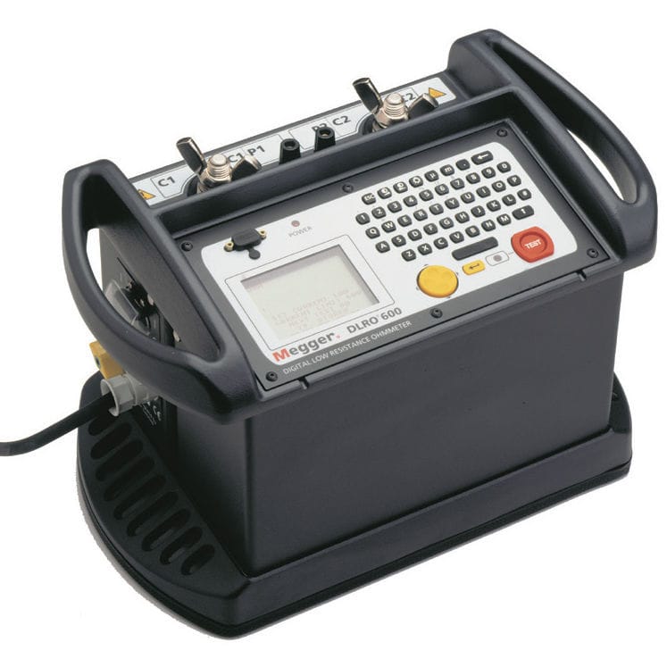 Digital microhmmeter - DLRO600 - MEGGER - portable
